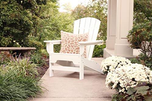 DuroGreen Boca Adirondack Chair, White
