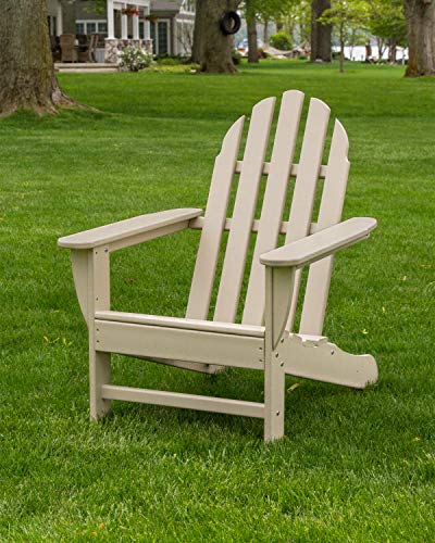 POLYWOOD AD4030WH Classic Outdoor Adirondack Chair, White