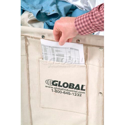 Canvas Basket Bulk Truck, 16 Bushel, 40" L x 28-1/4"W x 30-1/2"H