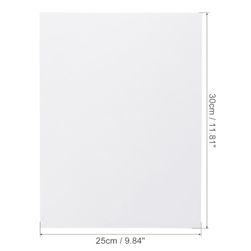 PATIKIL Paint Canvases for Painting, 6 Pack 12x10 Inch Square Wood Frame Stretched Blank Art Canvas Board Panels for Acrylic, Oil, Tempera Painting, White
