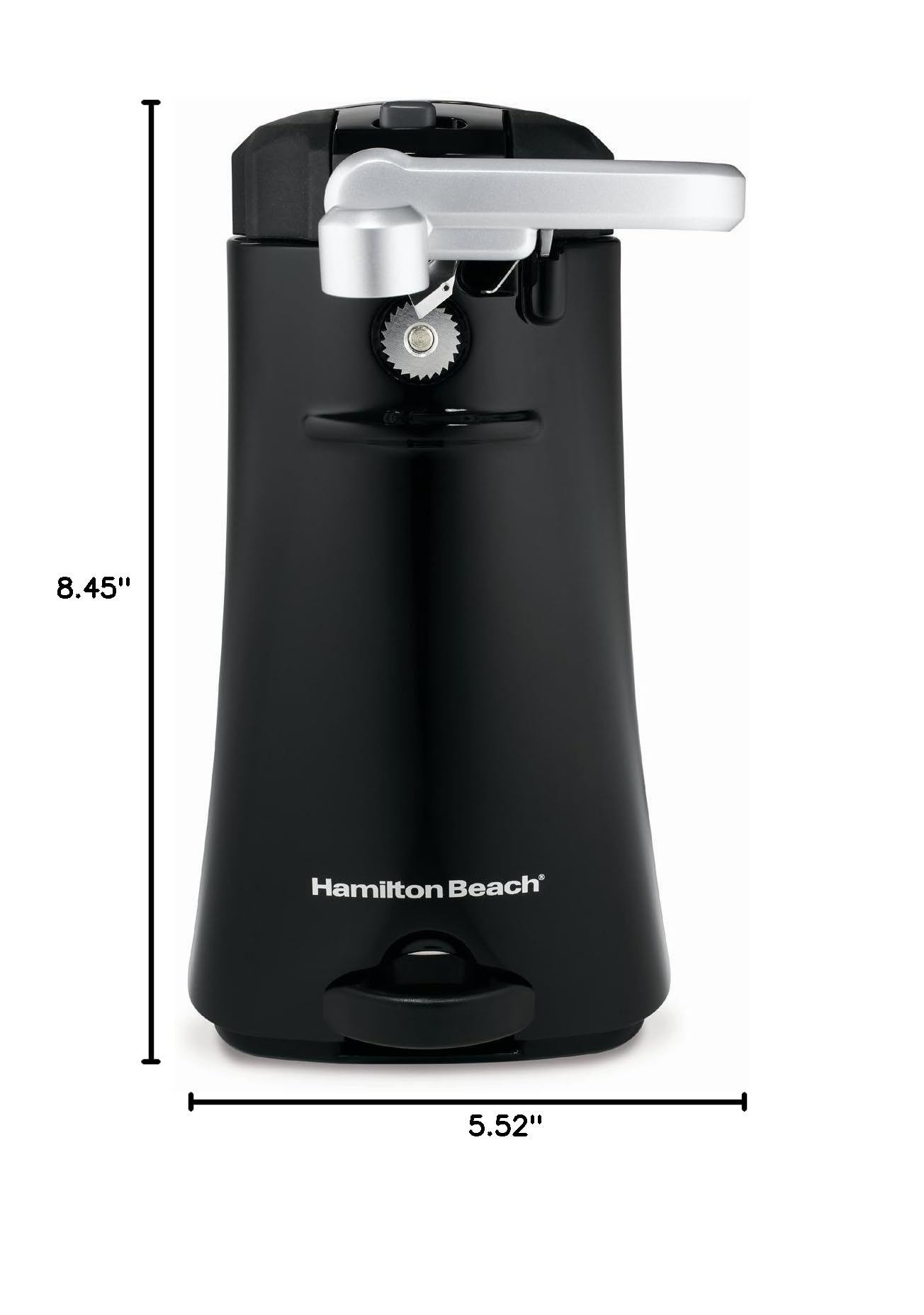 Hamilton Beach OpenStation Electric Automatic Can Opener for Kitchen with Multi-Tool and Jar Lid Remover, Auto Shutoff, Cord Storage, and Sure Cut Technology, Black