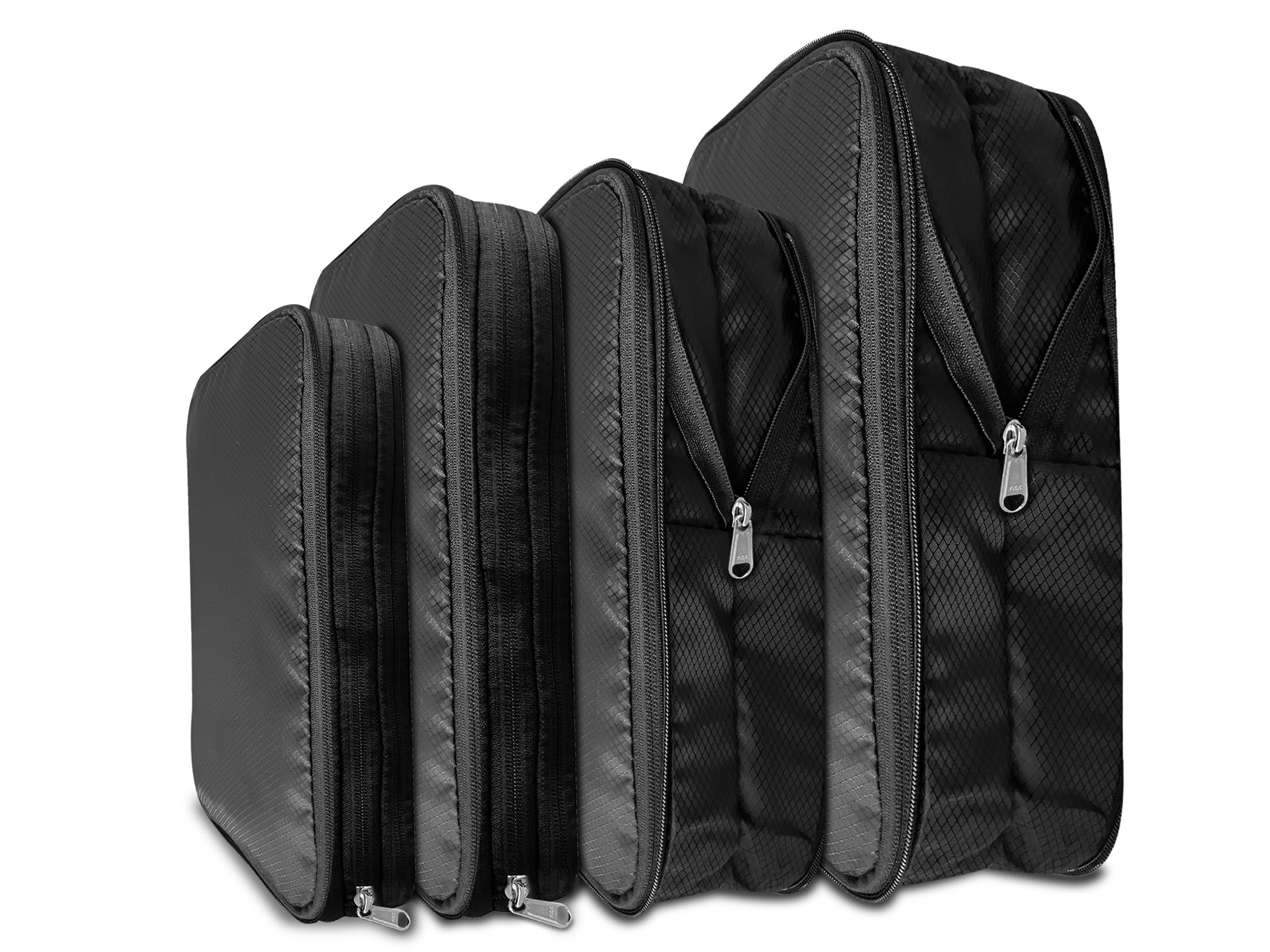 MTK Compression Packing Cubes for Suitcases,Travel packing cubes,Separate Compartments,Lightweight Luggage Suitcase Organizer Bags,Packing Organizers as Travel Accessories,4Set