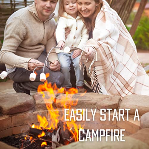 Natural Fire Starter Squares for Fireplace, Wood Stove, Charcoal, BBQ Grill, Campfires, Fire Pit, Logs β Box of 288 Eco Fire Lighter Cubes!