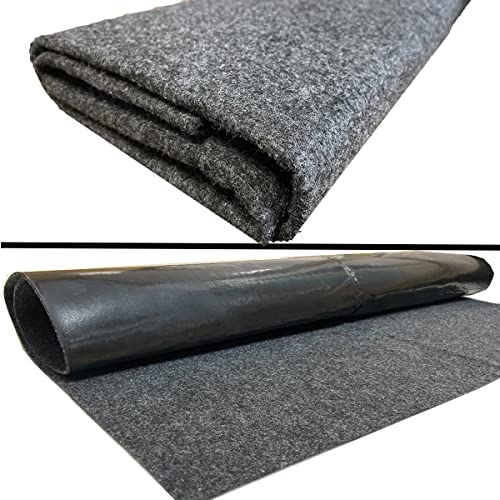 SMART HOME CHEF 36"x60" Under Grill Mat for Outdoor Grill Absorb Liquid Protecting Decks and Patios from Grease Splatter and Other Messes Thickened Gas Grill Mat(0.15" Thickness