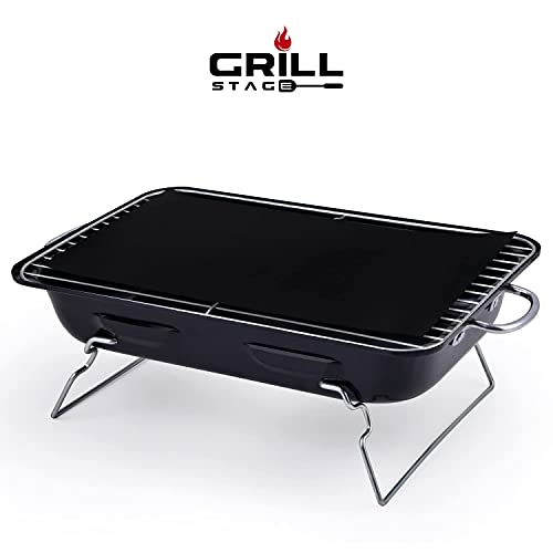 Reusable Heavy Duty Grilling Mat Set - BBQ Mats For Grilling Prevent Food From Sticking & Falling In Between The Grates - Easy To Clean Durable 500 Degree Nonstick Grill Mat - Set Of 2