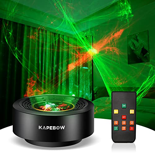 kapebow Halloween Christmas Projector Lights, Portable Galaxy Projector Night Light with Remote Control for Bedroom Ceiling/Gaming Room Decor, Northern Light Aurora Projector Gift for Kids/Adult
