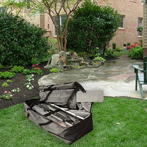 Stanbroil Heavy Duty Stove Carry Bag Replacement for CAMP CHEF 3 Burner Cookers, Black