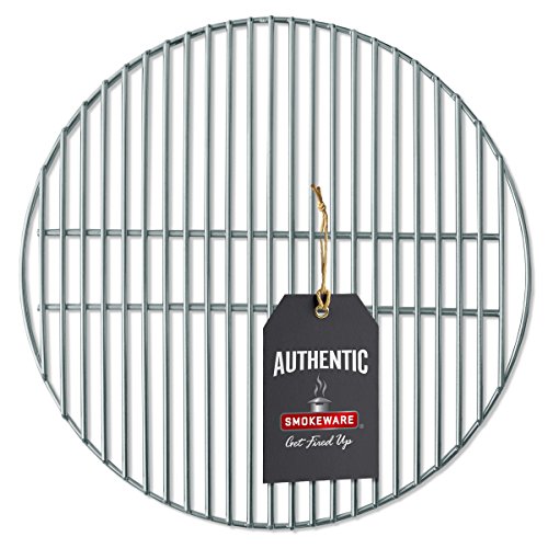 SMOKEWARE Stacker & Grill Grate Combo (Top Grate and Stacker Only) β Compatible with Large Big Green Eggs, Stainless Steel Grill Accessories β¦
