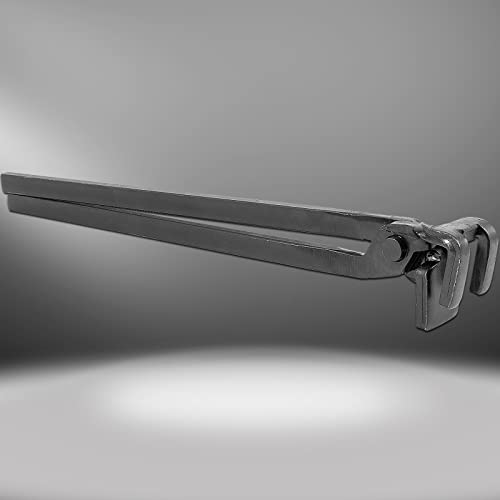 Quick Blacksmith Railroad Spike Tongs, RR Spike Head Tongs for Holding Railroad Spikes, About 15 Inches Total Long