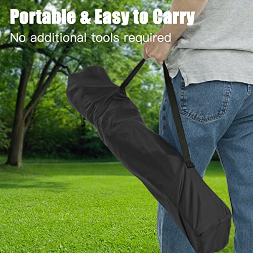 Double Hammock with Stand Included, Heavy-Duty 2 Person Hammock 550Lbs Capacity, Hammock Chair with Stand, Detachable Pillow and Cup Holder, Perfect for Indoor/Outdoor Patio, Deck, Yard(Brown)