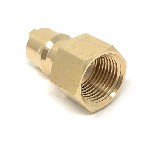 1/2" QDD Female NPT Insert Hose Connector Plug Brass Quick Release Valve [3612] Propane LP Natural Gas Fluid or Air Connect/Disconnect Conexion