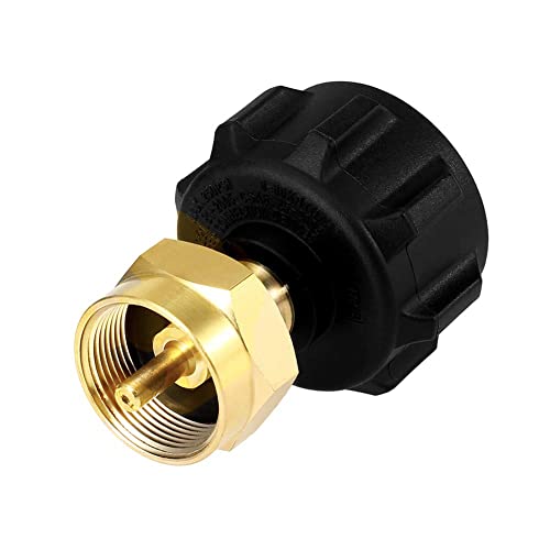 Joywayus 1LB Tank Gas Propane QCC1 Regulator Valve Propane Refill Adapter,4 Propane Bottle Caps Universal for All 1 lb Propane Tank Small Cylinders Outdoor BBQ Kit