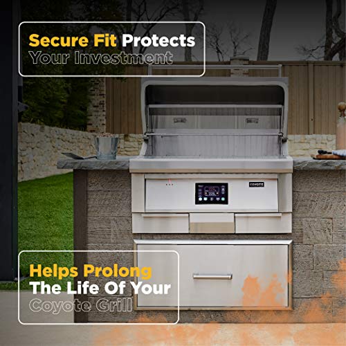 Coyote Grill Cover, Compatible with Coyote 36β Pellet Grills - CCVR36P-BI