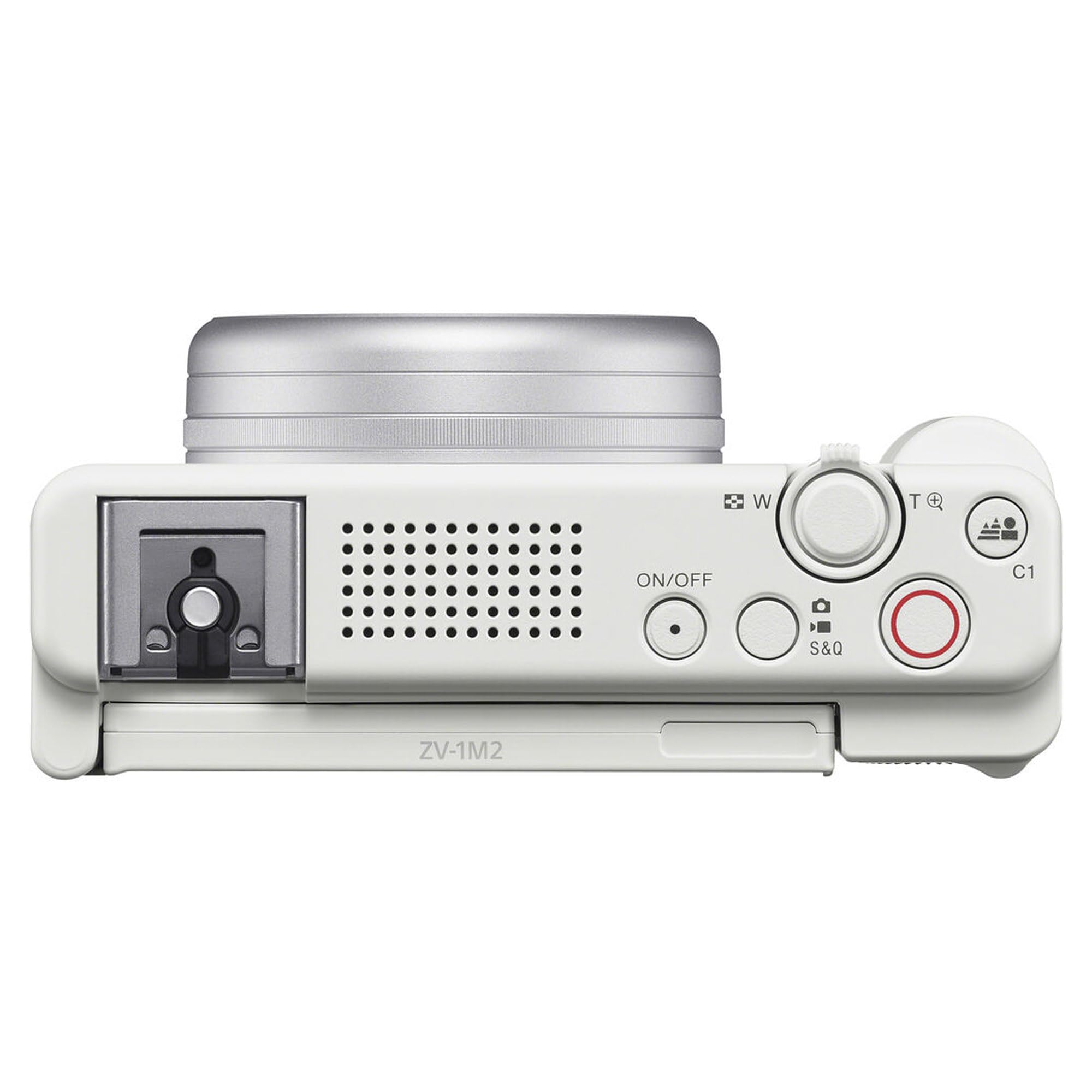 Sony ZV-1 II Vlog Camera for Content Creators and Vloggers (White) (ZV-1M2/W) + 64GB Card + Corel Photo Software + NP-BX1 Battery + Card Reader + LED Light + Soft Bag + Flex Tripod + More (Renewed)