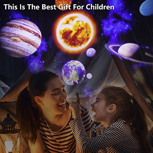 KISTRA Galaxy Projector Star Projector Planetarium Projector Night Light 7 in 1 Projection, Galaxy ambiance Projector, Start School Children Kids Gifts, Party,Star Light Projector Indoor
