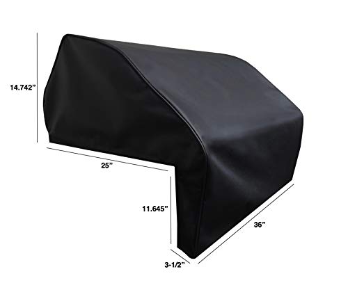 Windproof Covers 36 inch Heavy Duty Premium Quality Vinyl Grill Cover to fit Twin Eagles Built-in Grill