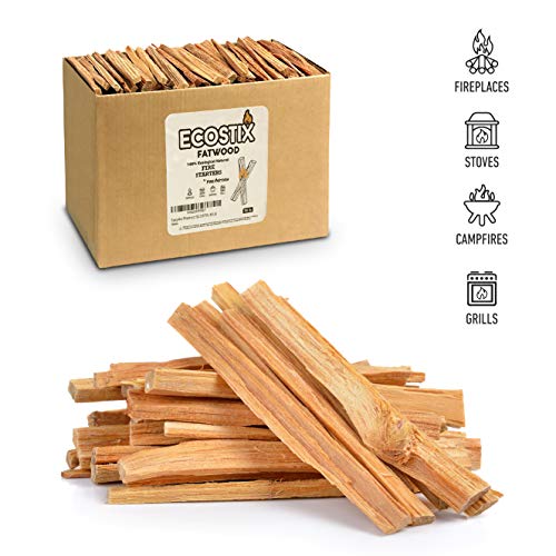 EasyGoProducts EGP-STIX-007 Eco-Stix Fatwood Fire Starter Kindling Firewood Sticks β Bulk Packaged Firestarters β 100% All Natural Resin Ocote 5LB, 5 Lbs