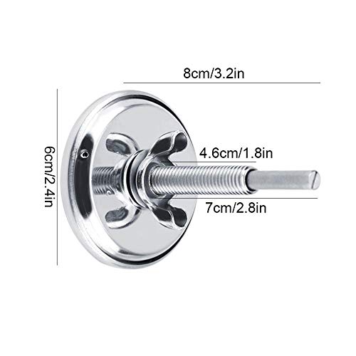 10-425? BBQ Stainless Steel Thermometer Bimetal Oven Thermometer 50~800? Temperature Gauge for Barbecue Cooking