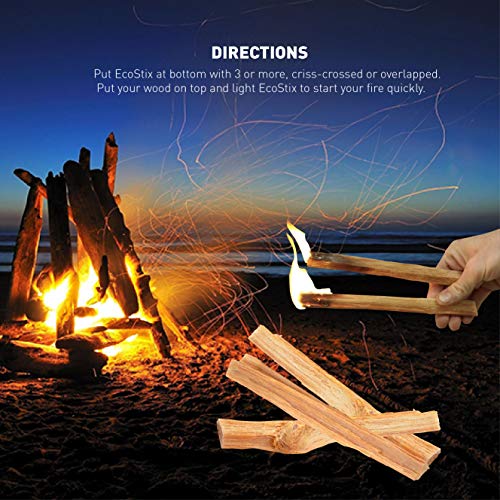 EasyGoProducts EGP-STIX-007 Eco-Stix Fatwood Fire Starter Kindling Firewood Sticks β Bulk Packaged Firestarters β 100% All Natural Resin Ocote 5LB, 5 Lbs