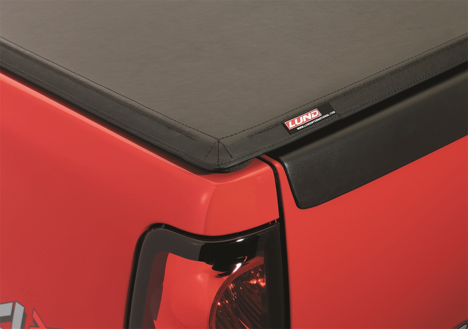 Lund Genesis Tri-Fold Soft Folding Truck Bed Tonneau Cover | 95073 | Fits 2009 - 2014 Ford F-150 6' 7" Bed (78.8")