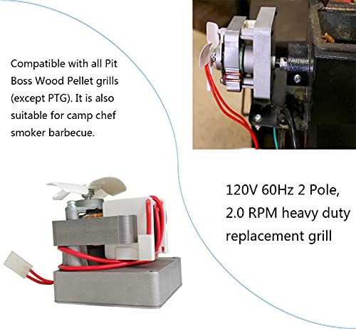 Replacement Auger Motor for Pit Boss Grill Models,Compatible with All Pit Boss Pellet Grill and Camp Camp Pellet Grill