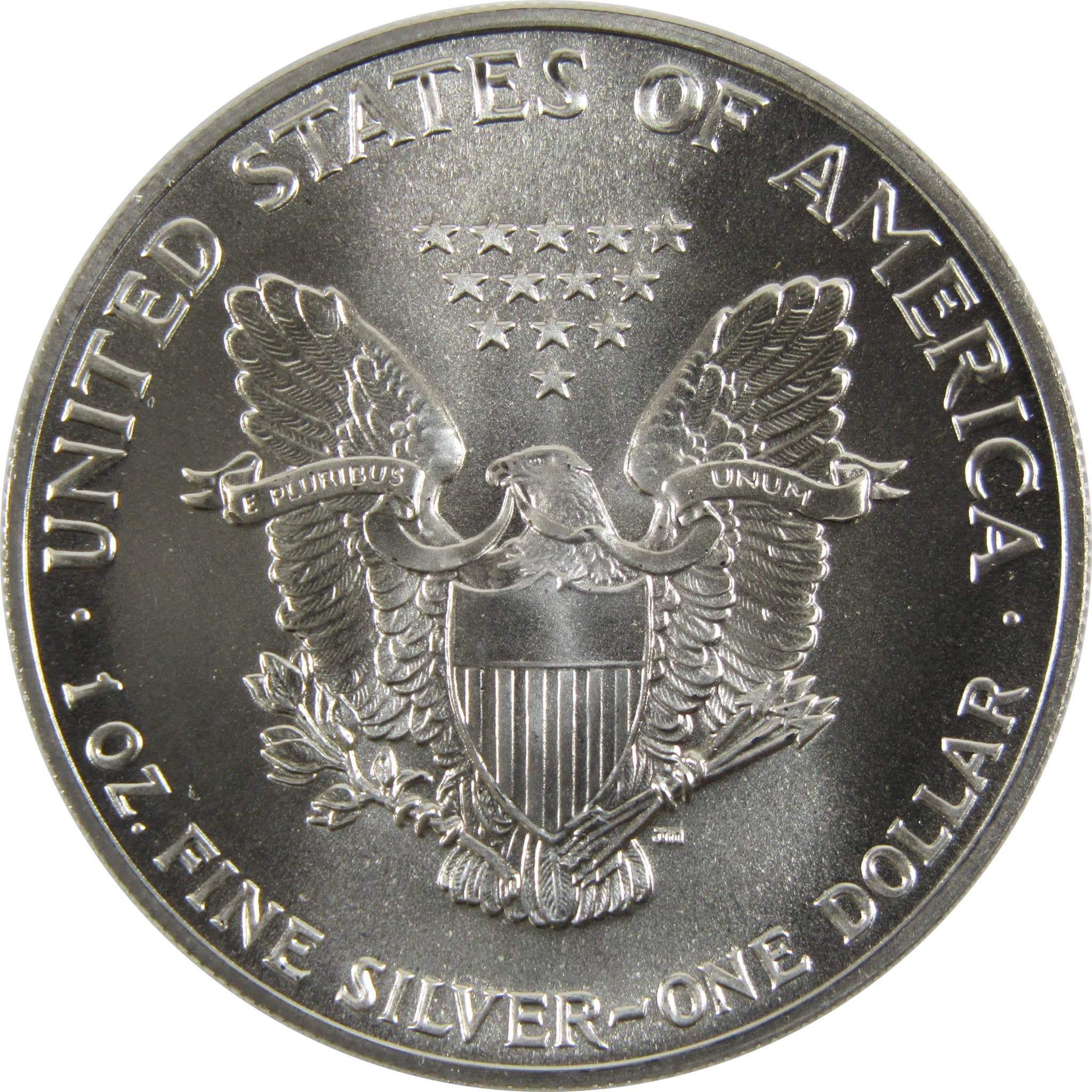 1989 American Silver Eagle BU Brilliant Uncirculated Bullion $1 Coin