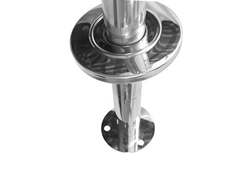 FibroPRO® Stainless Steel In Ground Swimming Pool Ladder with Easy Mount Legs (3 Step)
