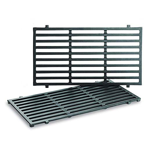 Uniflasy 7637 17.5 Inch Grill Cooking Grates for Weber Spirit & Spirit II 200 Series Spirit E210 Spirit E220 Spirit S210, Spirit S220 with Front Control Weber Spirit 200 Grill Grates 17.5 x 10.2 x 0.5