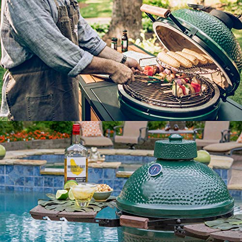 WEMEIKIT Upgraded Thermometer Replacement for Big Green Egg Grills, HD 3.3” Large Dial & Waterproof Temperature Gauge for BGE Accessories, Dome Lid Thermostat Made of Stainless Steel for Long Time Use