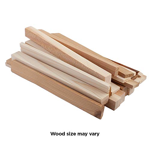 Kiln-Dried Cedar Kindling – Medium Hearth Box, Perfect for Fireplaces