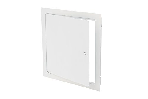 Elmdor 12"x12" DW Series Access Door For Drywall Applications, Galvanized Steel, Primed For Paint