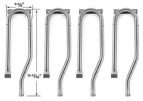Grill Parts Gallery Replacement Kit for Jenn-air 740-0141, Jenn-air 750-0141, Jenn-air 750-0142 Gas Models Includes Four Burners & Four Heat Shields