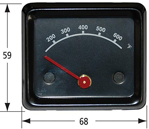Music City Metals 21216 Stainless Steel Heat Indicator Replacement for Select Phoenix Gas Grill Models