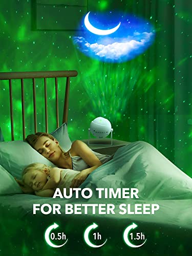 One Fire Galaxy Projector Starlight Projector Moon Projector, 48 Light Modes+Rotating Star Projector Galaxy Light Projector for Bedroom, Bluetooth Starry Night Light Projector,Charisma Gifts for Kids