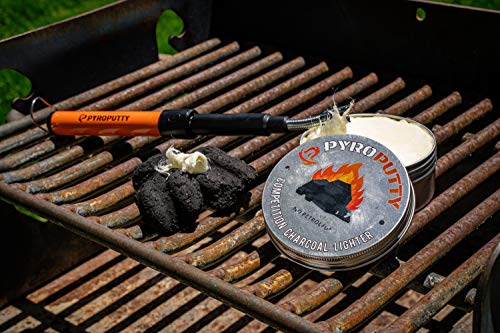 Phone Skope PYRO Putty Winter, Summer, Eco Blend, Emergency Survival Fire Starter (2 oz BBQ/Charcoal)