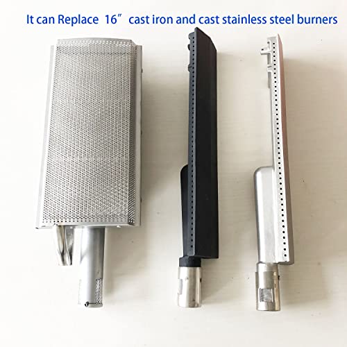 Ceramic Infrared Searing Burner Replacement for Many Gas Grills Such as Blaze Grill Lion Premium Grills, Replace 16" Cast Iron Cast Stainless Steel Burner