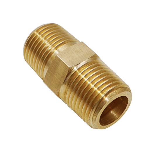 DOZYANT 3/8 Inch Natural Gas Quick Connect Fittings,LP Gas Propane Hose Quick Disconnect Kit, 100% Solid Brass