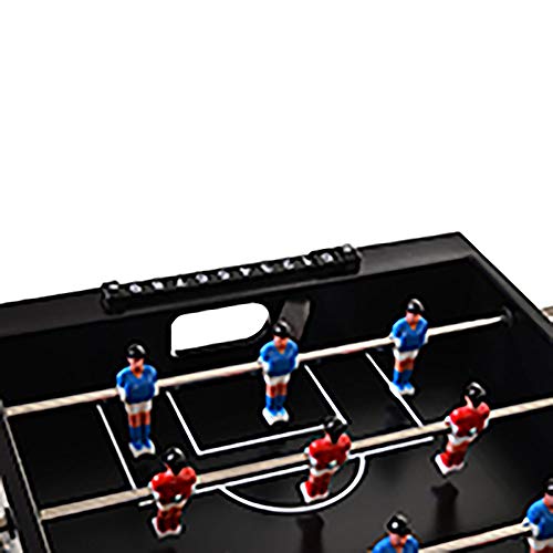 Outsunny 68QT Patio Cooler Ice Chest with Foosball Table Top, Portable Poolside Party Bar Cold Drink Rolling Cart on Wheels with Tray Shelf