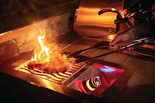 Napoleon Built-In Component - BIB10IRPSS - Single Infrared Drop-In Burner, BBQ Grill, Stainless Steel, Natural Gas, 10-inch BBQ Grill Burner, Perfect Sear, Infrared SIZZLE ZONE™, Sear Station Burner