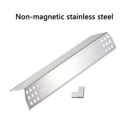 Hisencn Stainless Steel Burner Pipe Tube, Heat Plate Shield Tent, Igniter Electrode Repair KIT Replacement for Kitchen Aid 720-0733A, 720-0745, 720-0745B 4 Burner Gas Grill Models