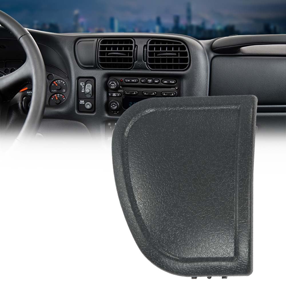CHEDA Dark Gray Switch Cover Cluster Bezel Dash Trim Compatible with Chevy S10 Blazer 4x4 4wd 1998 1999 2000 2001 2002 2003 2004