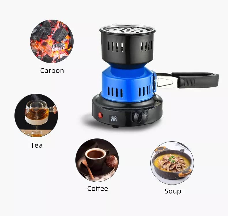 Maestro Coco Hookah Coal Burner Multipurpose Electric Charcoal Burner Coal Burners Starter - Camouflage Series (Khaki)