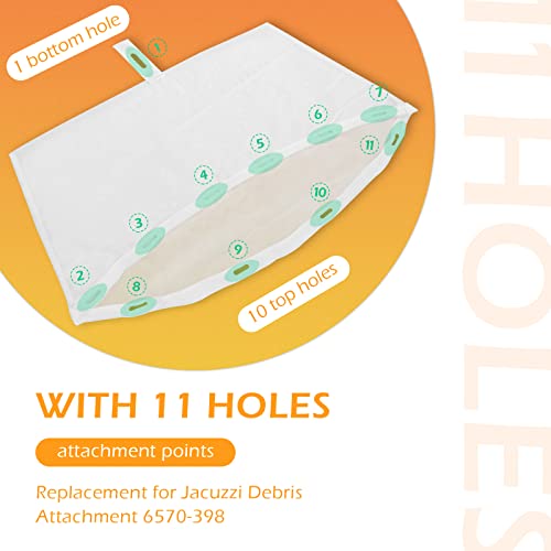 POOLOOP Hot Tub Debris Bag Attachment Replacement Compatible with Jacuzzi Hot Tub Parts Fits Collection Model Manufacture After 2013 - Models 6570-398(1 Pack)