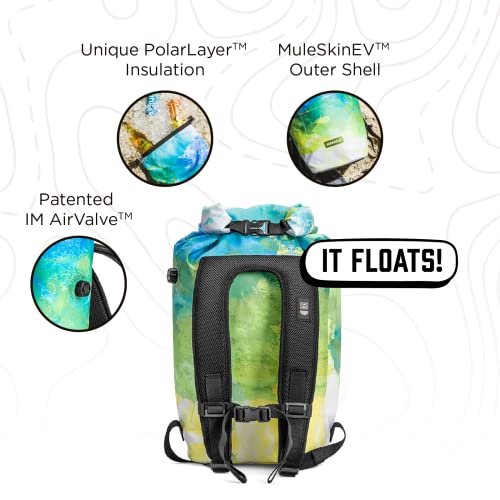 ICEMULE Jaunt Large Collapsible Backpack Cooler β Hands Free, 100% Waterproof, 24+ Hours Cooling, Soft Sided Cooler for Hiking, Camping, Fishing & Picnics, 15 Liter, Fits 15 Cans + Ice, Devoe