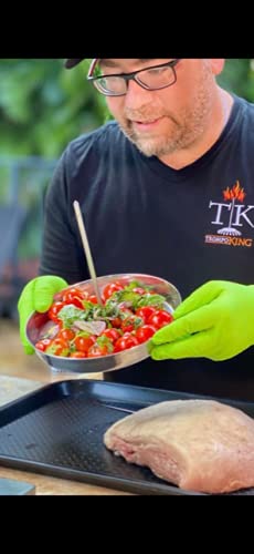 Trompo King Mini Vertical Skewer, 8" Barbecue Grill Stand, Great for Tacos Al Pastor, Shawarma, Brazilian Churrasco, Whole Chickens, Kabobs, and Many Other Delicious Dishes That Require Skewers!