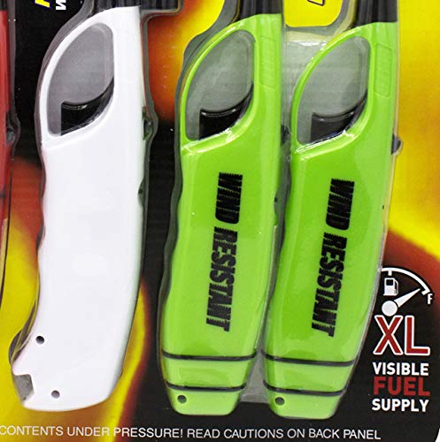 Multi-purpose Gas Utility Lighters for BBQ Kitchen Fireplace Grill (Pack of 5)
