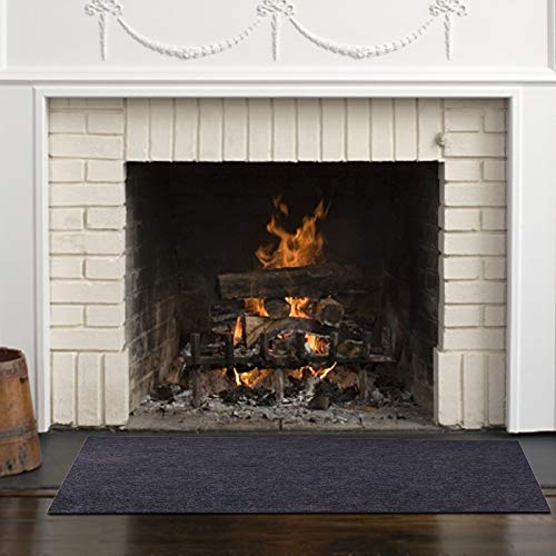 Under Grill Mat, Fire Pit Mat, Fireplace Hearth Rug, Deck and Patio Grill Mat, Non Slip Protection Mat Flame Resistant Pad for Fireplace, Stove Protection