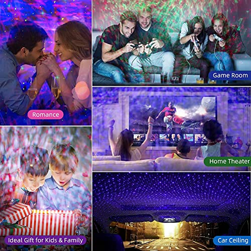Star Projector,Galaxy Projector for Bedroom,The Largest Coverage Area Galaxy Lights Projector 2.0,Gift for Kids Adults Home Party Ceiling Decor Christmas Gift