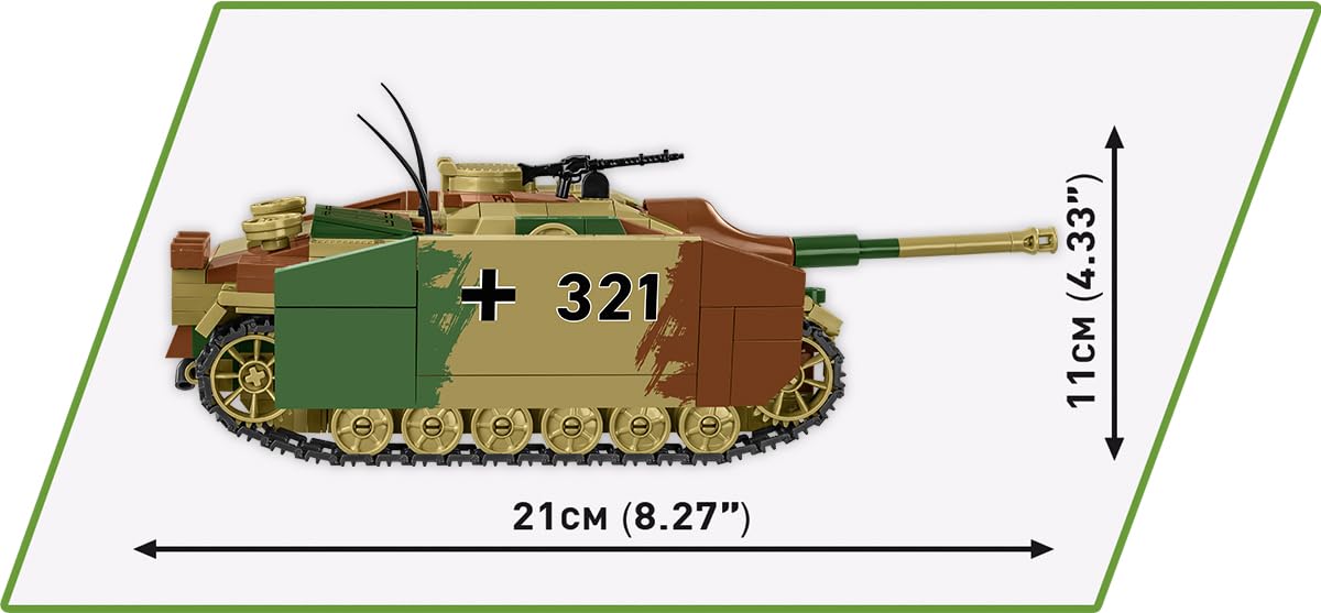 COBI Historical Collection WWII Sturmgeschutz III Ausf. G (2-in-1) Tank Hunter Team - Executive Edition