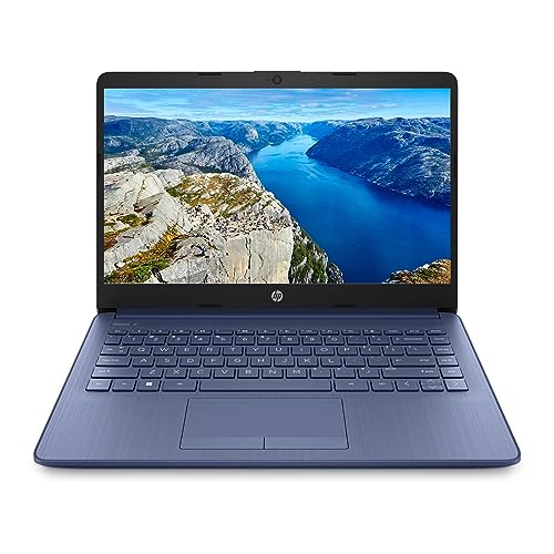 HP Stream 14" Laptop, Intel Celeron N4120 Quad-Core Processor, 4GB RAM, 64GB eMMC, WiFi, Bluetooth, HDMI, Webcam, USB Type-A&C, Windows 11 S, GM Accessory - Blue